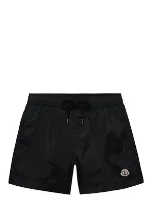 Moncler Wide Leg Drawstring Shorts - Black