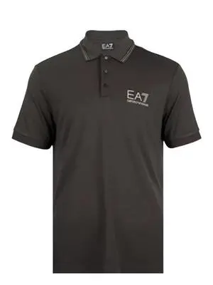 Emporio Armani Short-sleeved Polo Shirt - Black