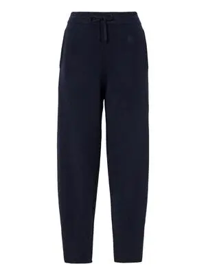 TOTEME Drawstring Rib Knit Sweatpants - Black