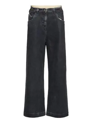 Attico Belt-loop Jeans - Navy Blue