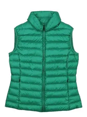 Max Mara Quilted Logo Vest - Green