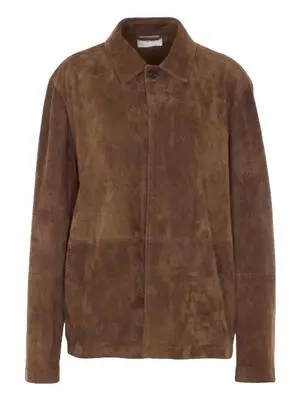 THE ROW Long-sleeve Leather Jacket - Brown