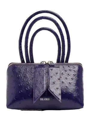 Attico Attico Mini Friday Embossed Leather Bag Black