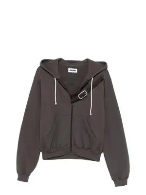 MAGLIANO Provincia Zip-up Hoodie With Adjustable Strap - Brown