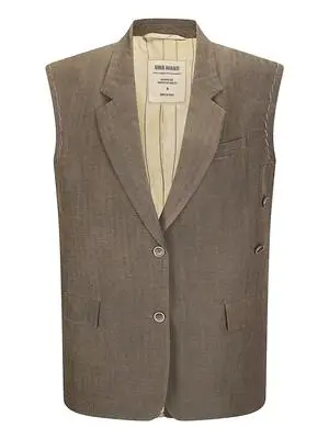 UMA WANG Sleeveless Vest - Green
