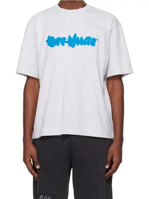 OFF-WHITE Puffy Type Skate Crew Neck T-Shirt