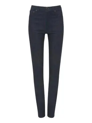Victoria Beckham Straight Leg Jeans With Belt Loops - Black