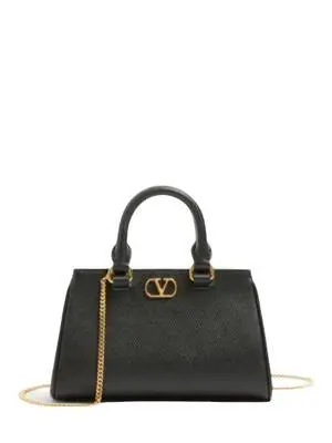 Valentino Garavani Valentino VLogo Signature Mini Tote Bag Black