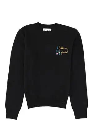 MC2 SAINT BARTH Embroidered Jumper - Black