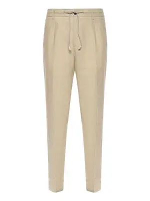 Eleventy Eleventy Drawstring Waist Pants Nude