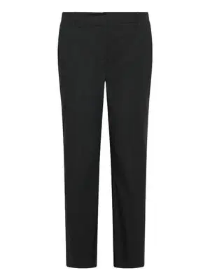 Marella Stretch Poplin Trousers - Black