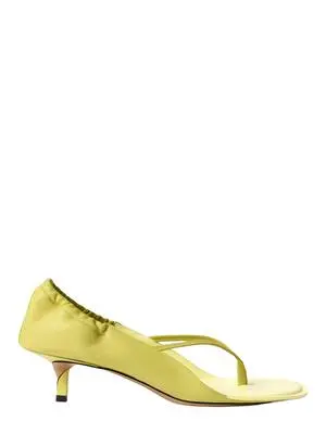 Jacquemus Round Toe High Heeled Sandals - Light Green