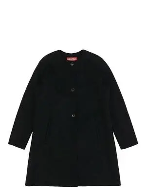 Max Mara Long Sleeve Coat - Black