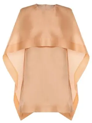 ALBERTA FERRETTI Alberta Ferretti Cape Overlay Dress