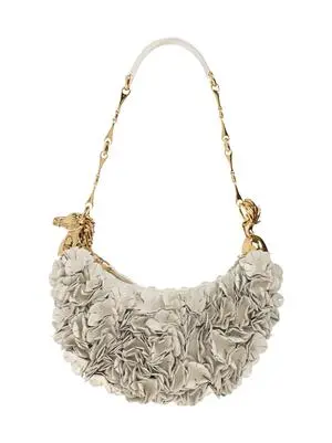 Chloé Chain Horse Shoulder Bag - Off White