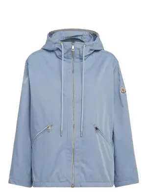 Moncler Cassiopea Tech Hooded Jacket - Blue