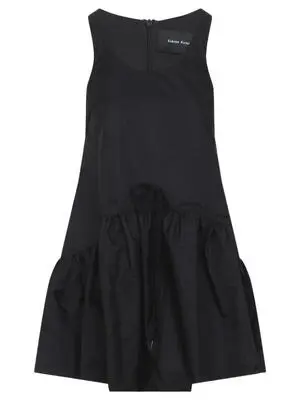 Simone Rocha Peplum Mini Dress - Black