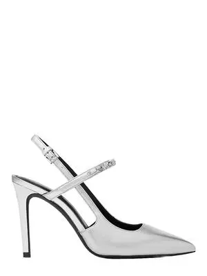 Michael Kors 95mm Dina Flex Pumps - Silver