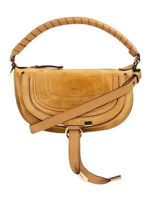 Chloé Marcie Mini Shoulder Bag - Beige