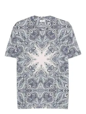 Etro Paisley-print T-shirt - Gray