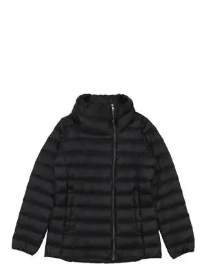 Max Mara Quilted Down Jacket With Stand Collar - Black