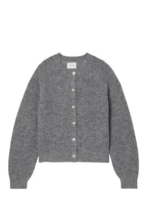 DÔEN DOEN Petra Knitted Cardigan Light Gray
