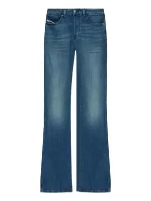 DIESEL® Buttoned Flared Jeans - Blue