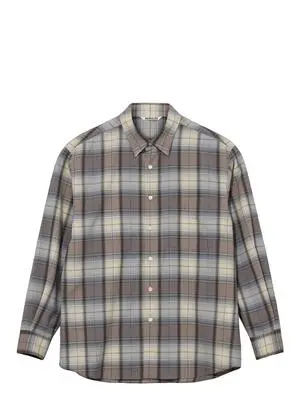 AURALEE Check-pattern Shirt