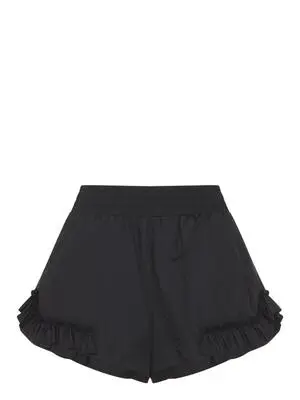 Simone Rocha Frill Track Shorts - Black
