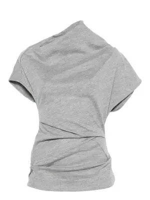 ENTIRE STUDIOS Entire Studios Short-Sleeved Turtleneck Top With Draped Detailing