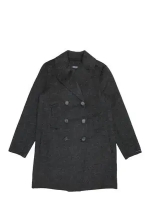 Max Mara Double Breasted Lapel Coat - Black