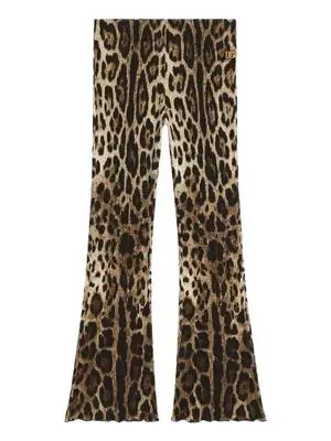 DOLCE & GABBANA Dolce & Gabbana Leopard Print Trousers