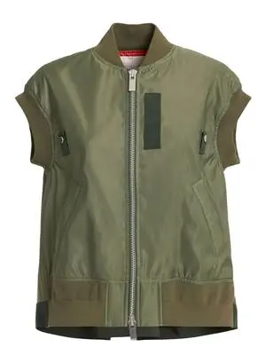 SACAI Sacai Sleeveless Nylon Zip-Up Jacket