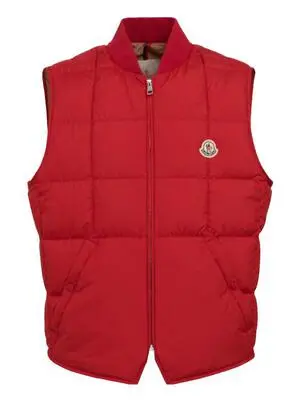 MONCLER Moncler Elberton Tech Square-Quilted Down Vest