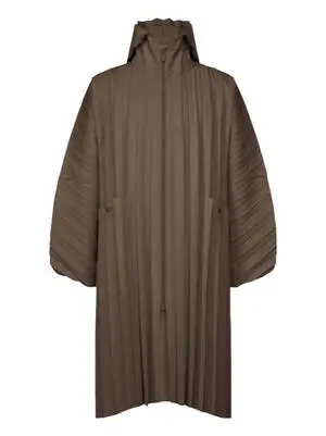 Issey Miyake Homme Plissé Pleated Jacket - Brown