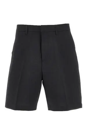 Emporio Armani Belt Loops Bermuda - Black