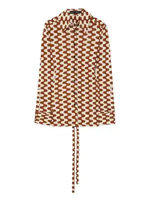 PROENZA SCHOULER Proenza Schouler Printed Tie-Up Shirt