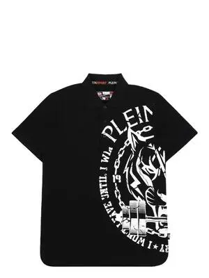 Philipp Plein Logo Polo Shirt - Black