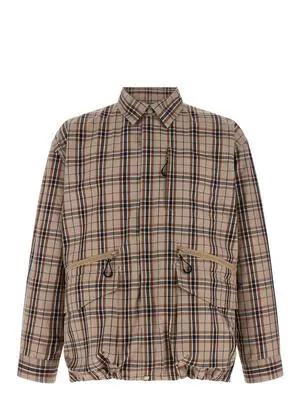 Comme Des Garçons Oversized Check Shirt Jacket - Multicolor
