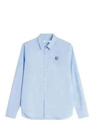 Maison Kitsuné Long Sleeve Shirt - Blue