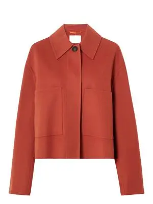 JOSEPH Kalaa Wool Blend Casual Jacket - Orange