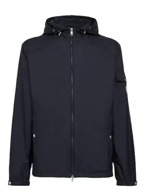 Moncler Quilted Hooded Rain Jacket - Black