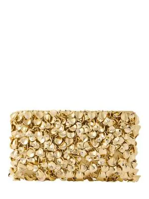 SIMKHAI Simkhai Reese Beaded Chain-Strap Clutch Bag