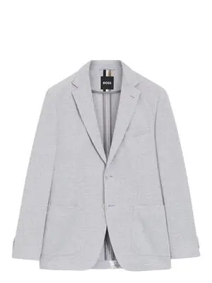 Hugo Boss Long Sleeve Blazer - Silver