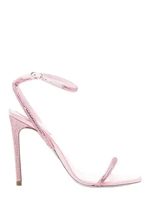 Rene Caovilla Ellabrita Embellished-strap Heeled Sandals - Pink