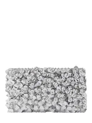 Simkhai Reese Beaded Chain-strap Clutch Bag - Silver