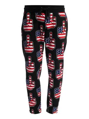Moschino Printed Sweatpants - Black
