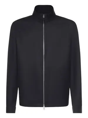 Zegna 100 Cc Scooter Zip Jacket - Blue