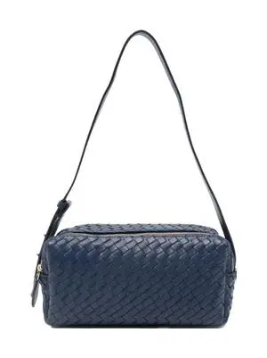ELLEME PARIS Woven Leather Shoulder Bag - Blue