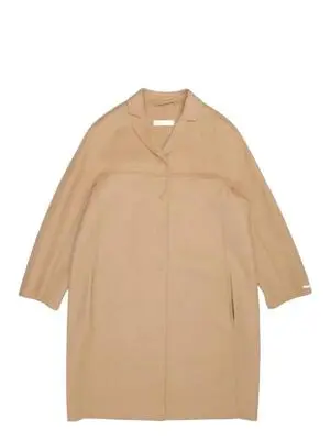 Max Mara Logo Coat - Brown